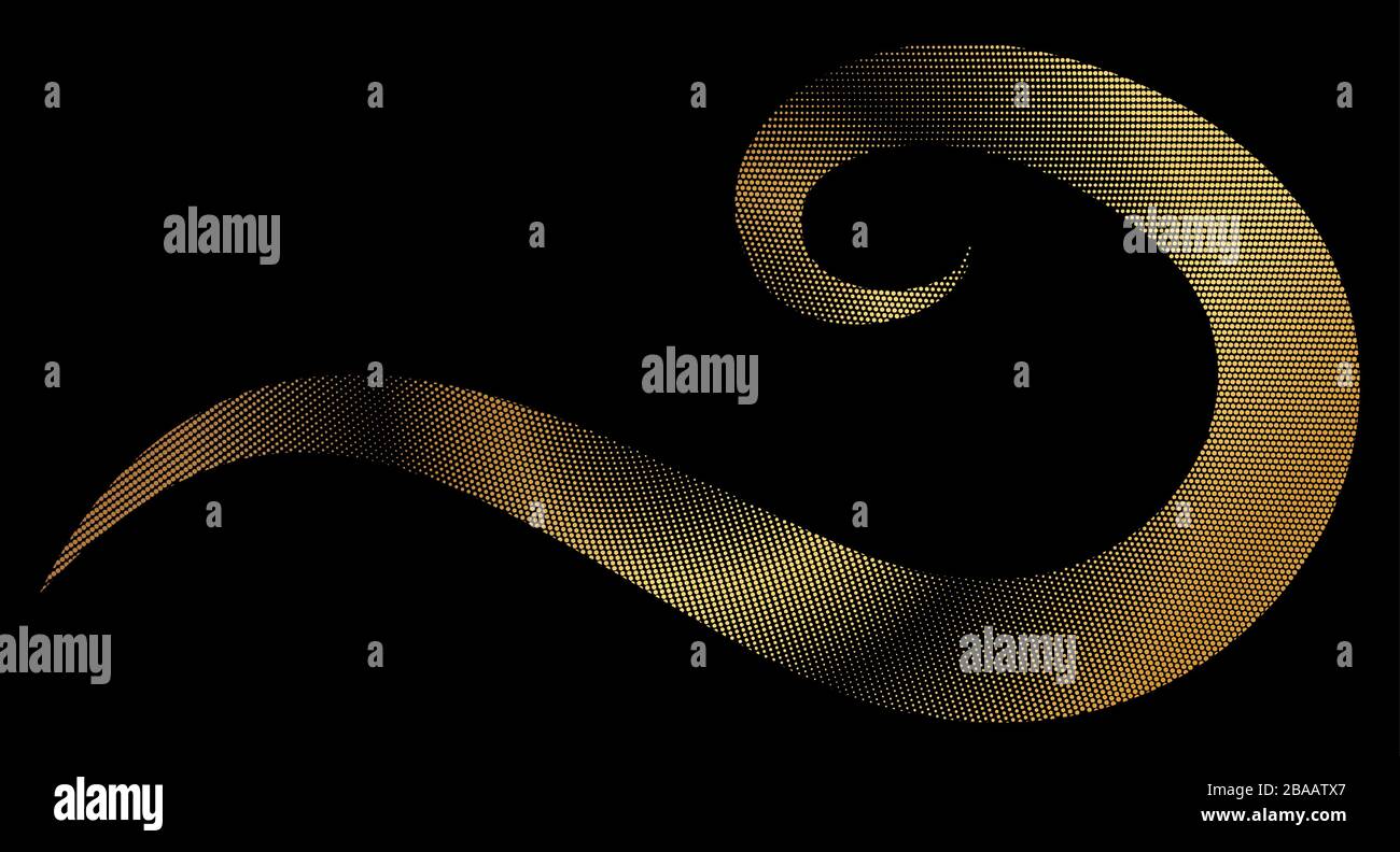 Curl and dot Stock Vector Images - Alamy