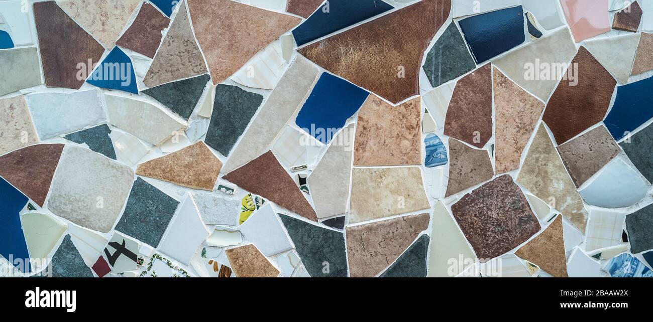 Brown mosaic tiles hi-res stock photography and images - Alamy