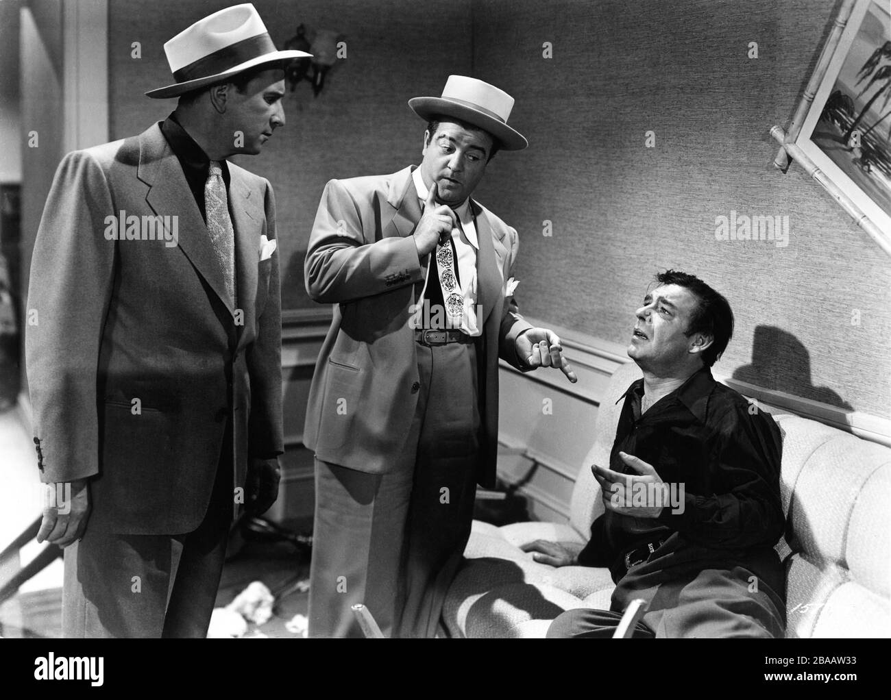 BUD ABBOTT and LOU COSTELLO with LON CHANEY Jr as Lawrence Talbot / The ...