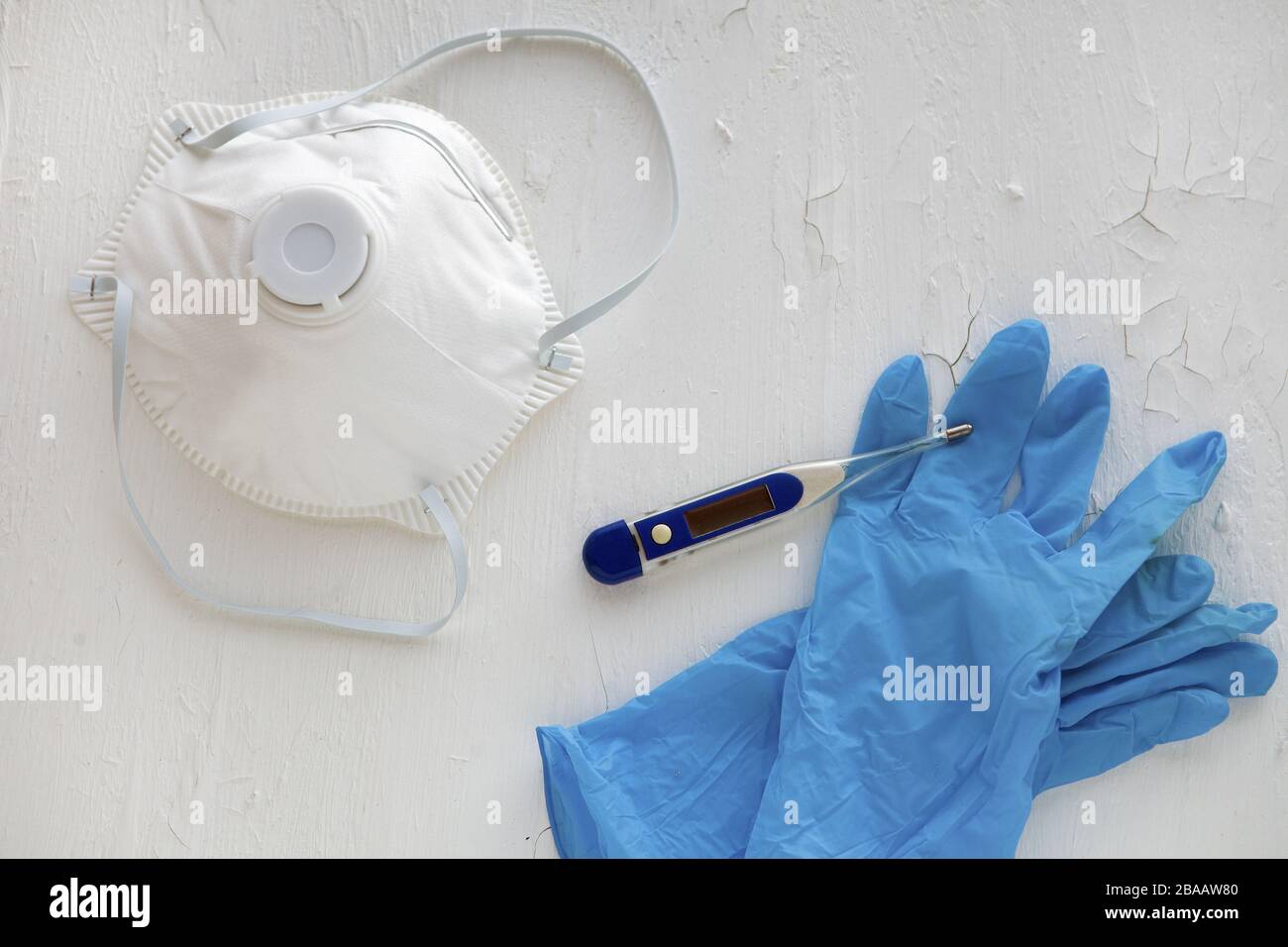 Anti virus protection mask ffp2 standart to prevent corona COVID-19 and ...