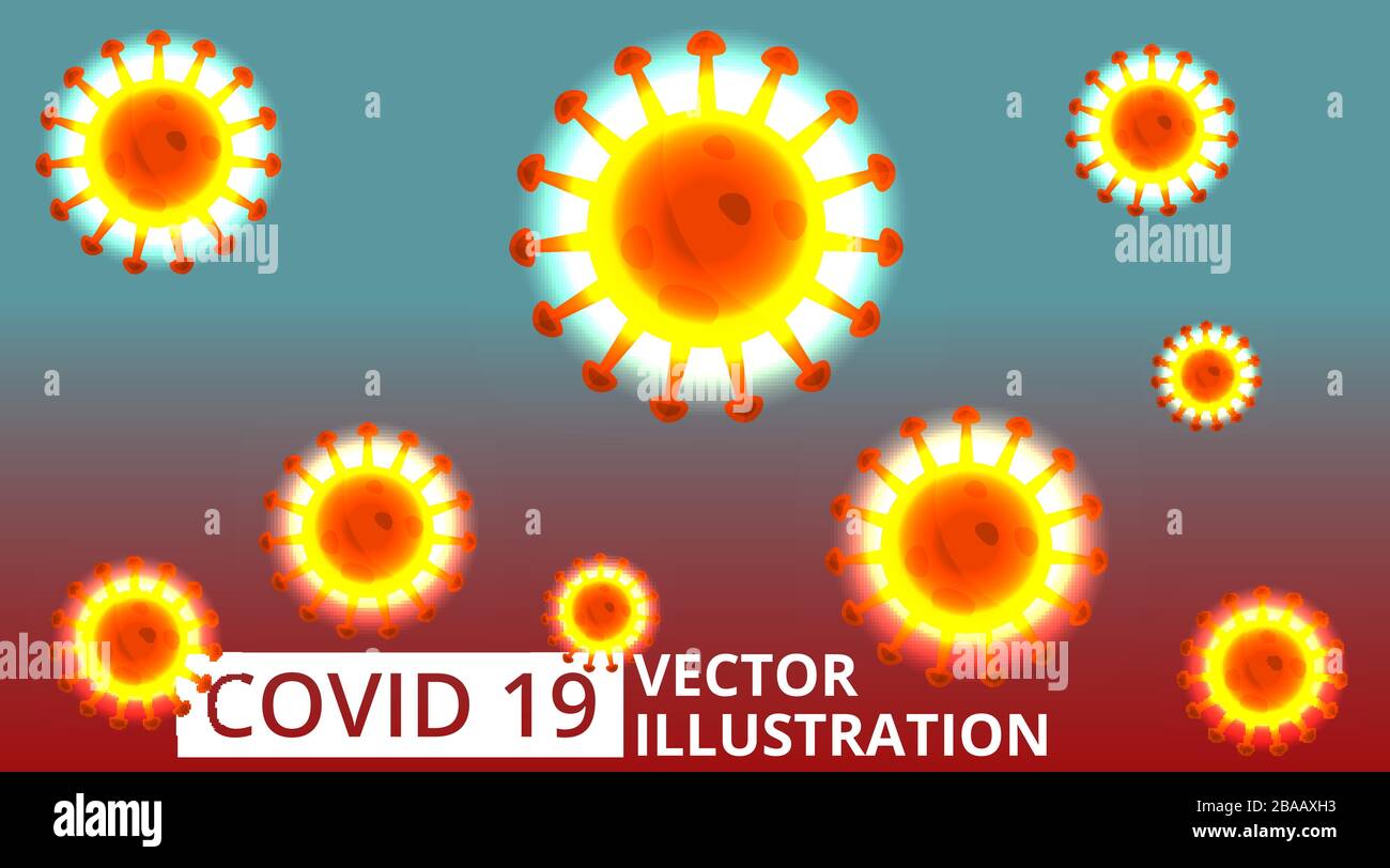Virus microbe microbiology background. Computer virus, allergy bacteria ...