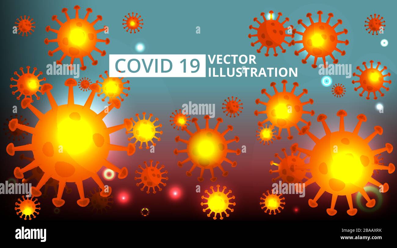 Virus microbe microbiology background. Computer virus, allergy bacteria ...