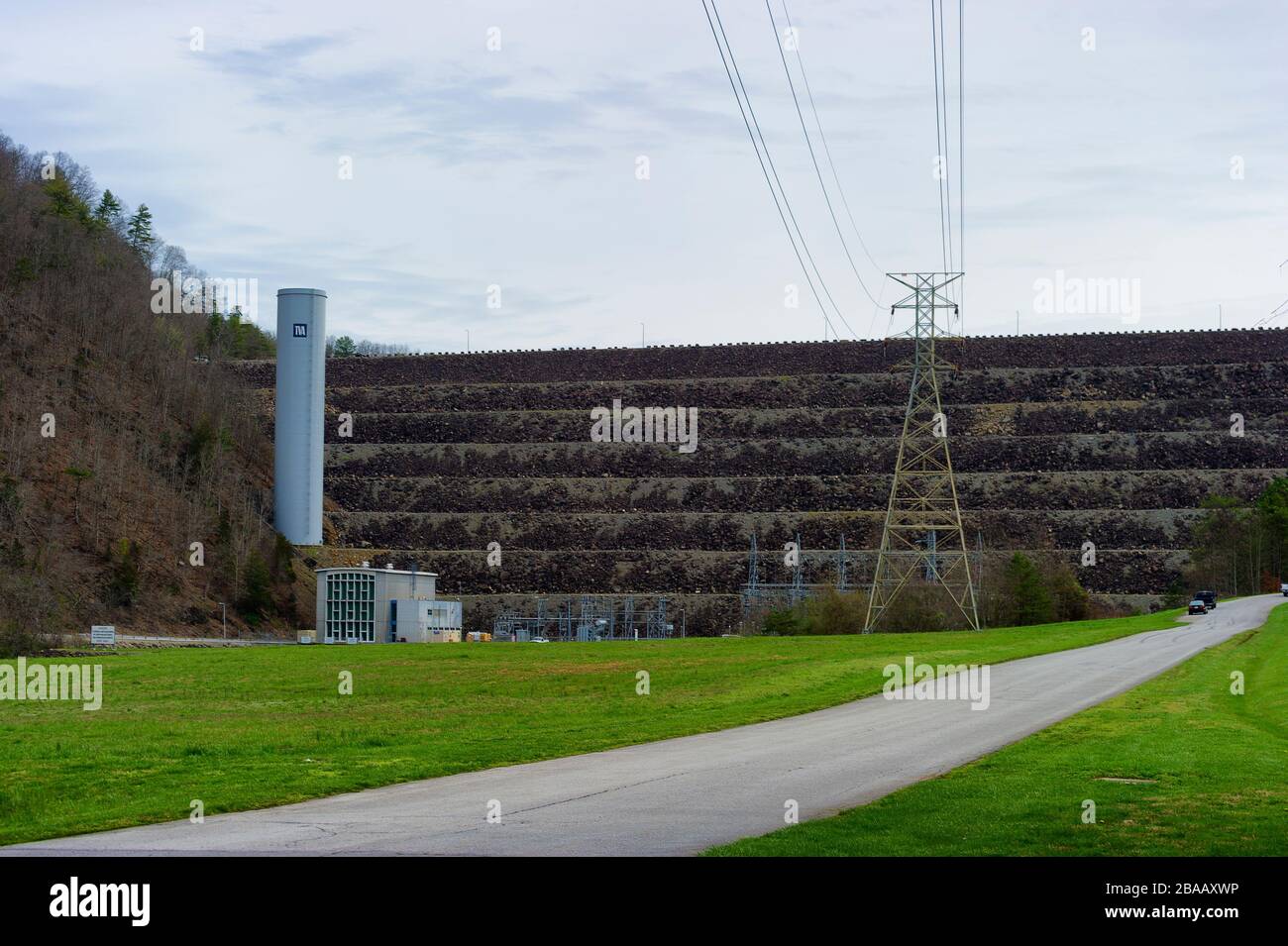 Bristol,Tennessee,USA - March 23, 2020: South Holston Dam in Bristol ...