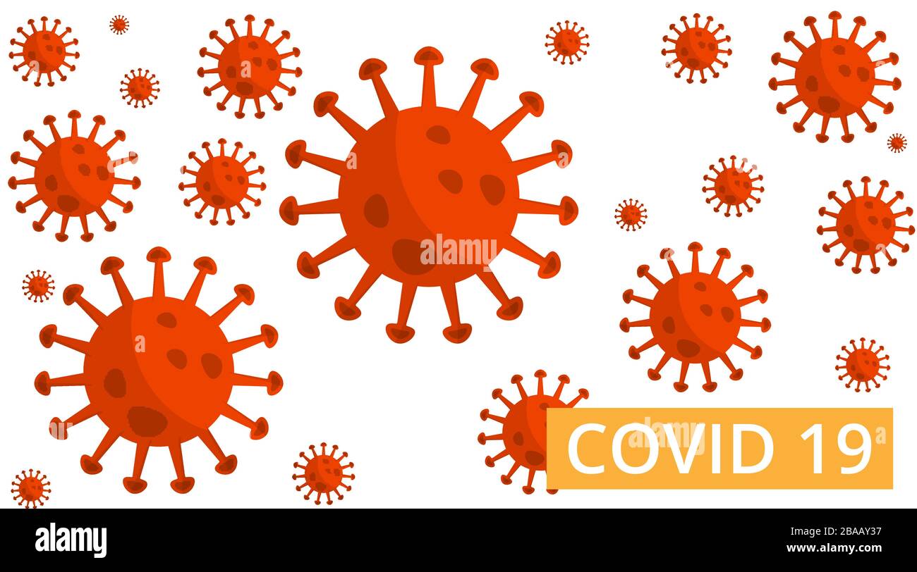 Virus microbe microbiology background. Computer virus, allergy bacteria ...