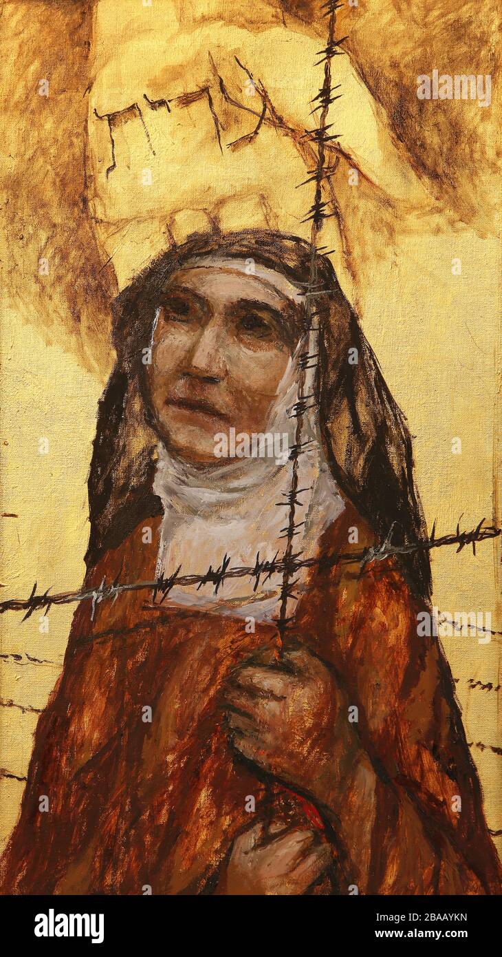 Saint Edith Stein by Sieger Koder, altar of women in St. Stephen's ...