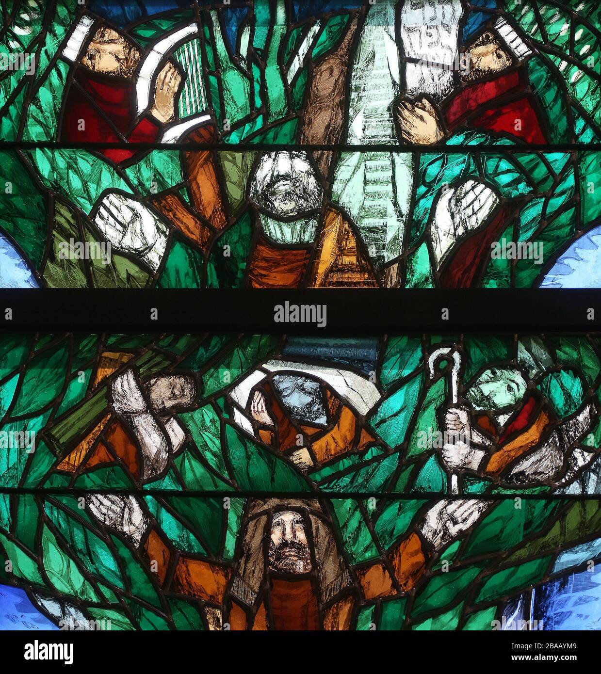 God the creator stained glass hi-res stock photography and images - Alamy
