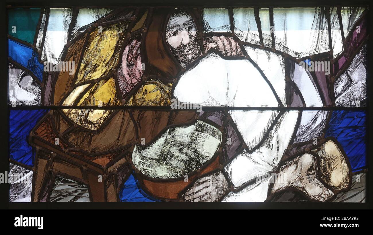 God begins salvation in this world through His Son Jesus Christ, detail ...