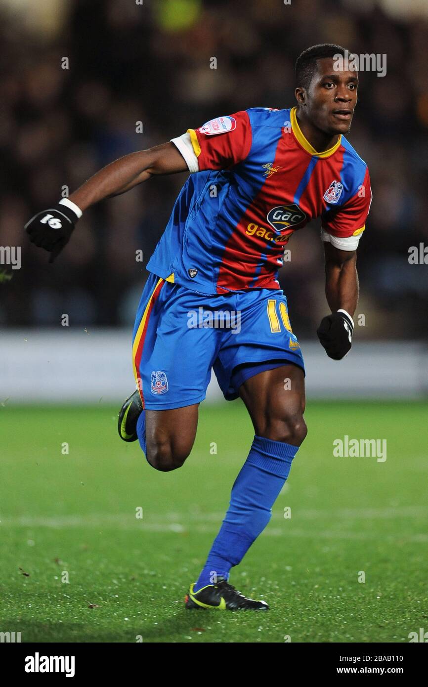 Wilfried Zaha, Crystal Palace Stock Photo - Alamy