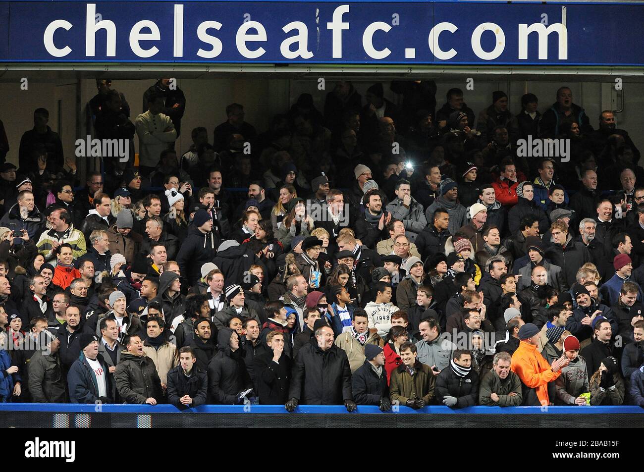 Fulham football fans hi-res stock photography and images - Alamy