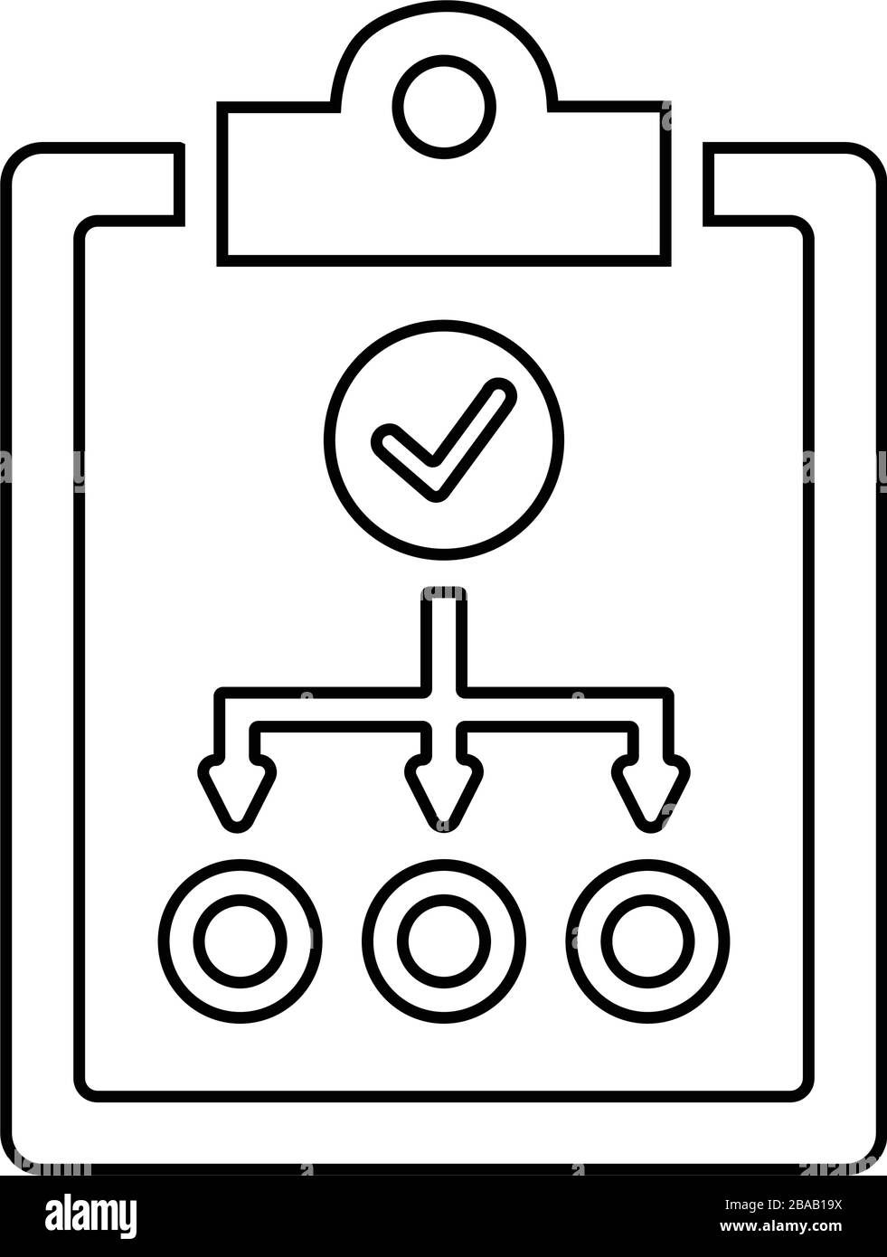 Management strategy icon, Planning, workflow structure - Well organized ...