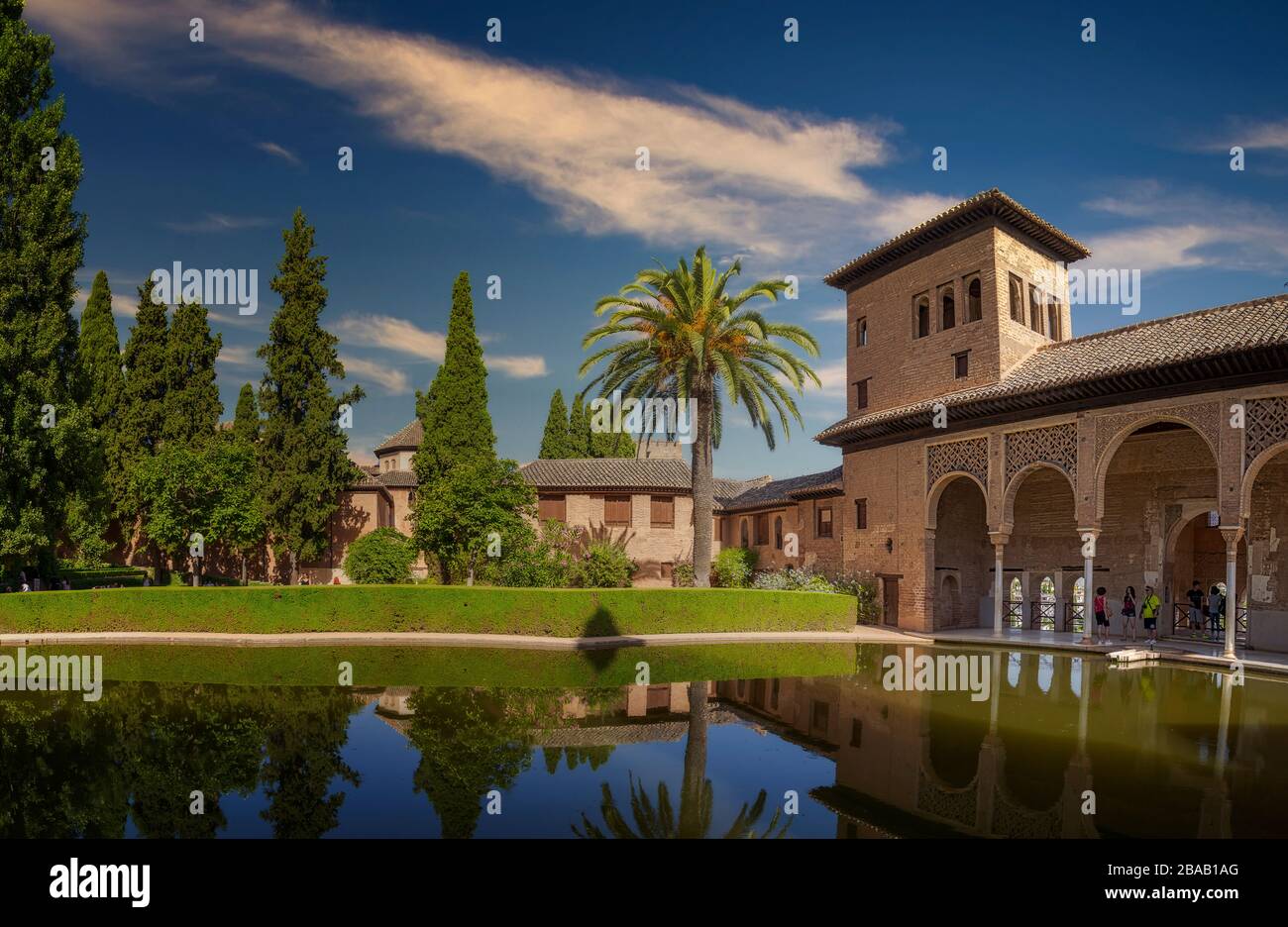 El Partal Palace Alhambra de Granada, Andalusia, Spain Stock Photo - Alamy