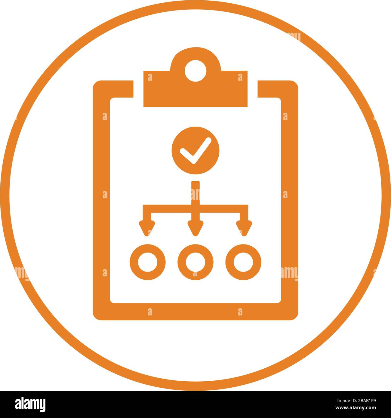Management strategy icon, Planning, workflow structure - Well organized ...