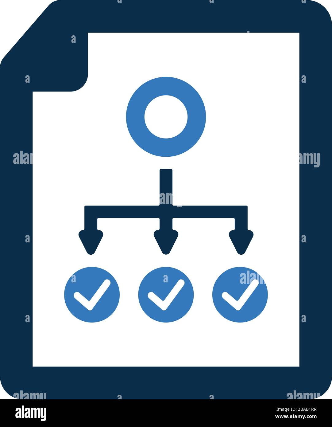 Management strategy icon, Planning, workflow structure - Well organized ...