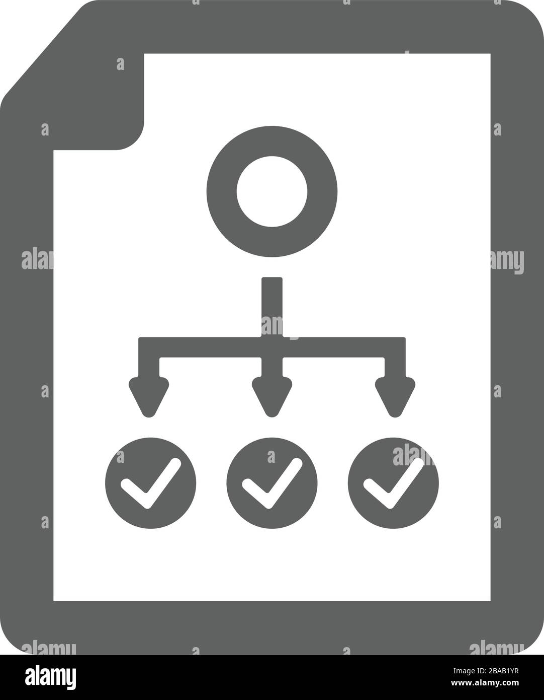Management strategy icon, Planning, workflow structure - Well organized ...