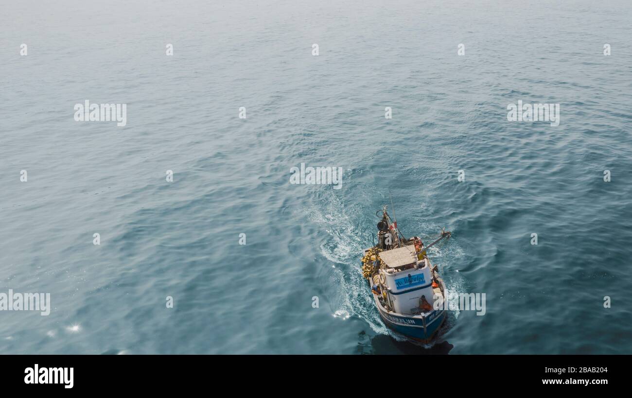 Callao, Lima, Peru - 2020: fisherman in coasts of Callao 2020 in Lima ...