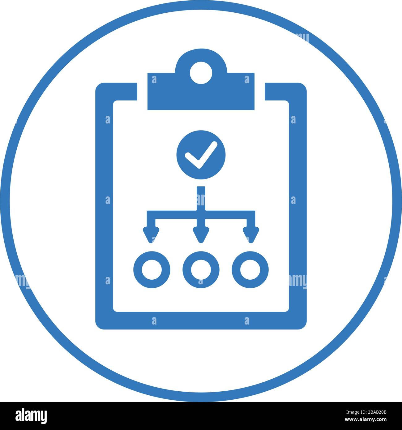 Management strategy icon, Planning, workflow structure - Well organized ...