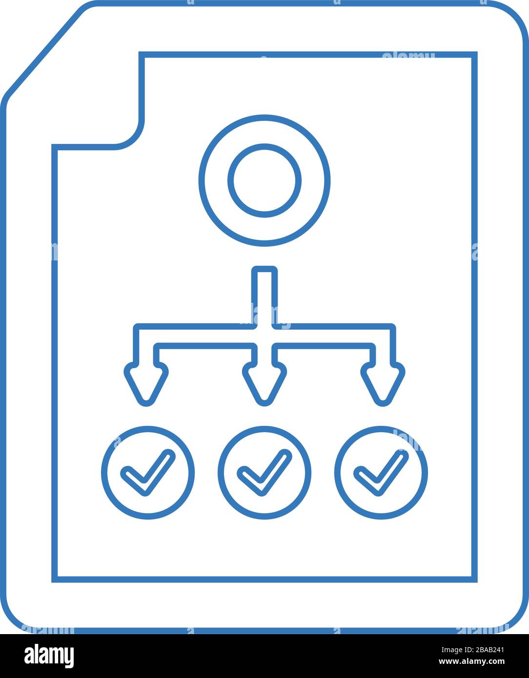 Management strategy icon, Planning, workflow structure - Well organized ...