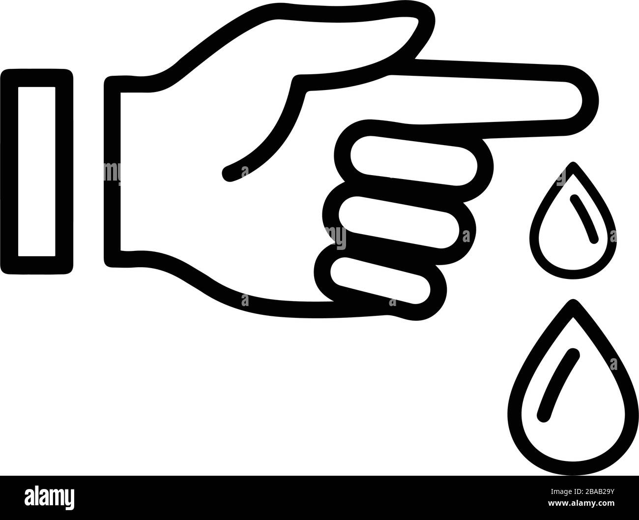 Blood test icon, diabetes, donation, blood drop design for medical ...