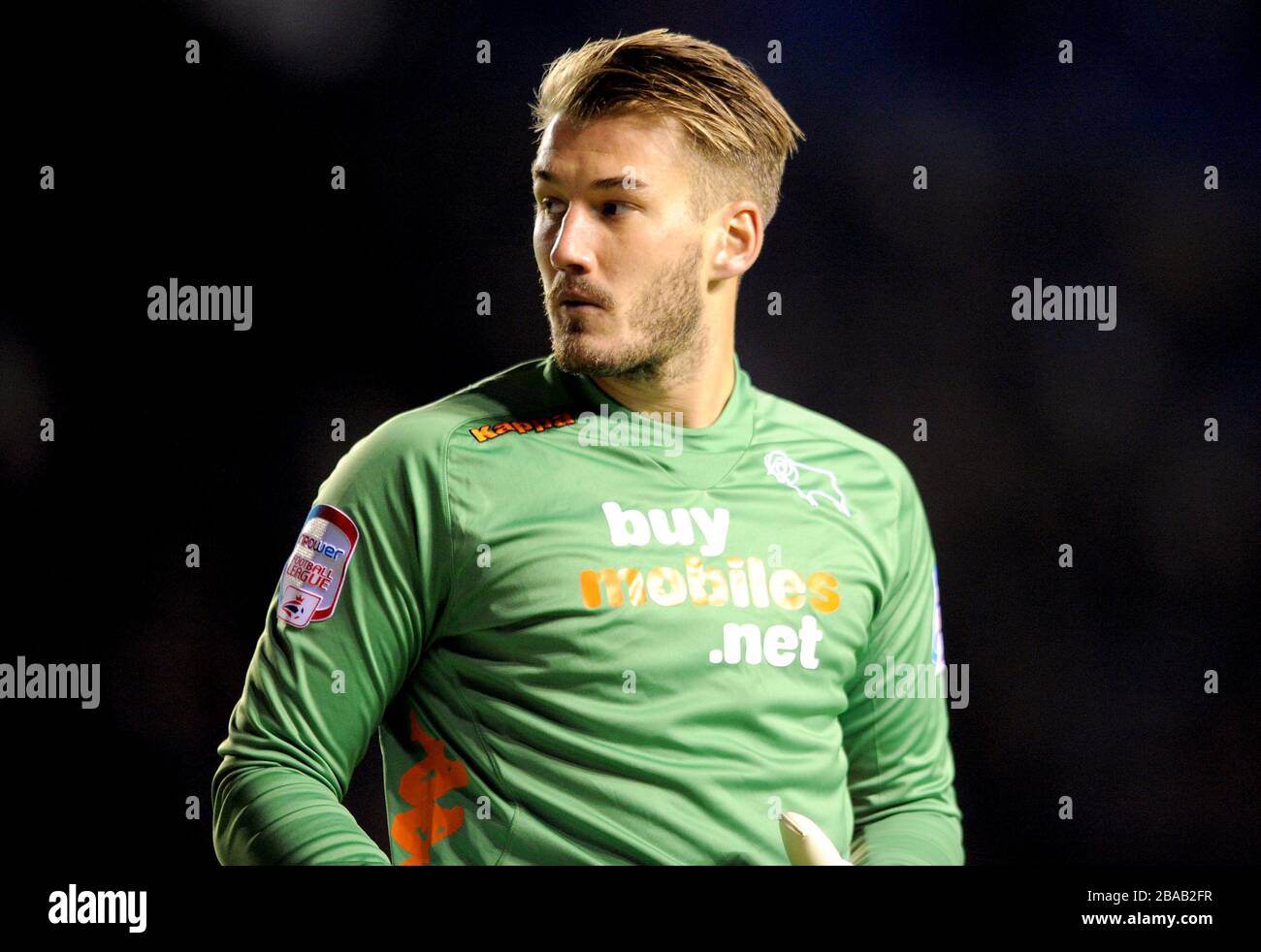 Goalkeeper Adam Legzdins, Derby County Stock Photo - Alamy
