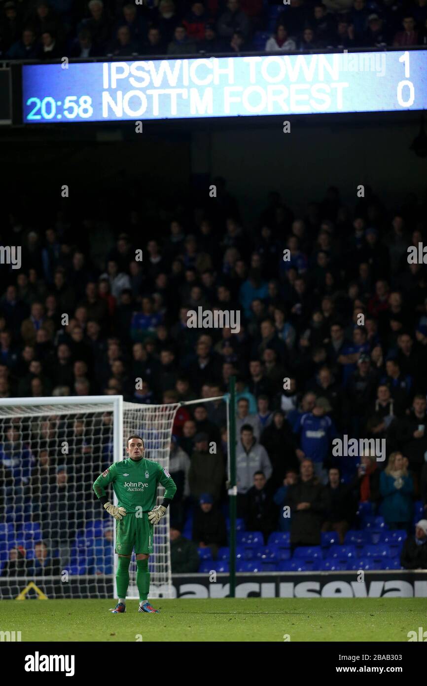 Goalkeeper Danny Collins, Nottingham Forest Stock Photo - Alamy