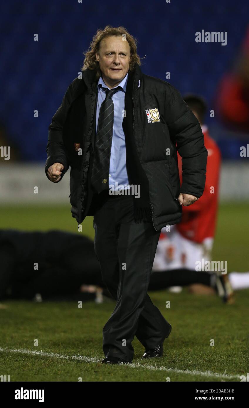 MK Dons' chairman Pete Winkleman Stock Photo - Alamy