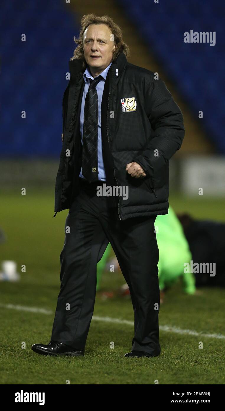 MK Dons' chairman Pete Winkleman Stock Photo - Alamy