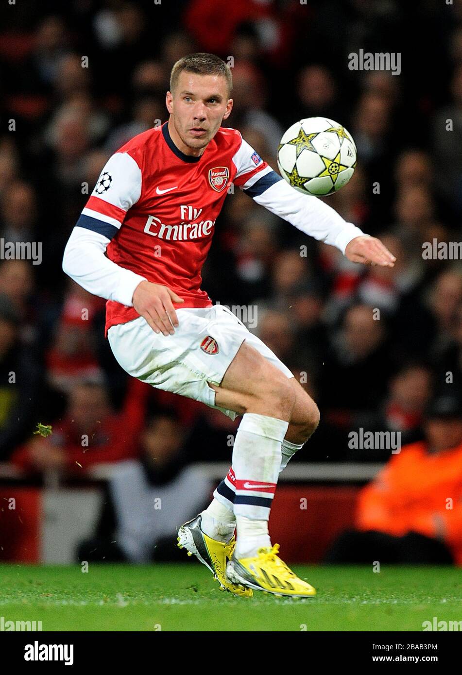 Lukas Podolski, Arsenal Stock Photo - Alamy