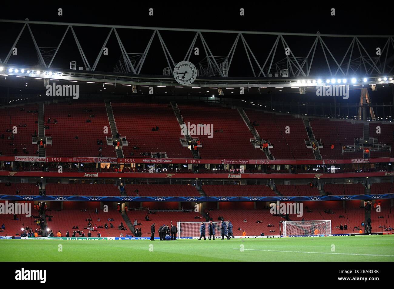 Arsenal Stadium At Night