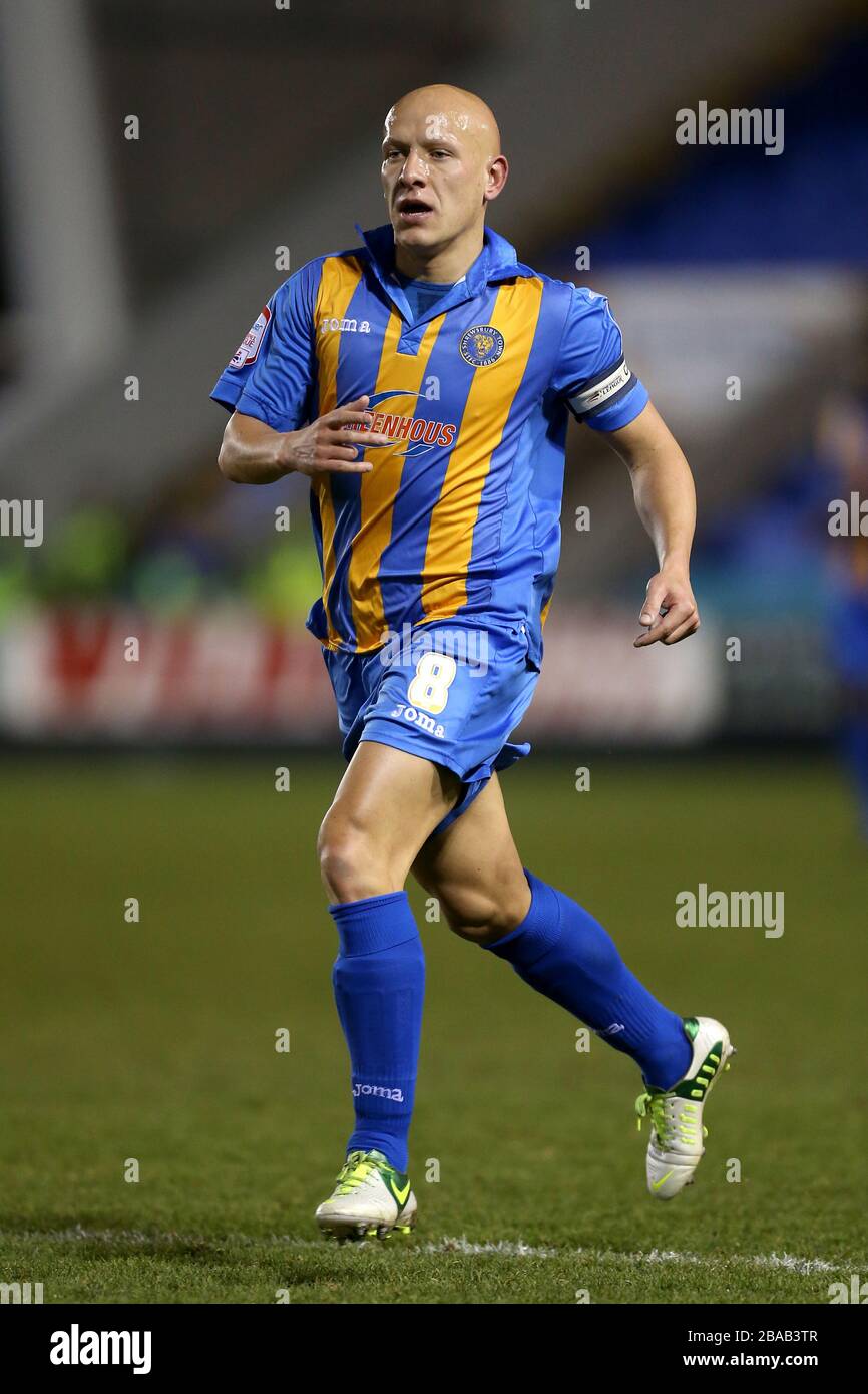 Matthew Richards, Shrewsbury Town Stock Photo - Alamy
