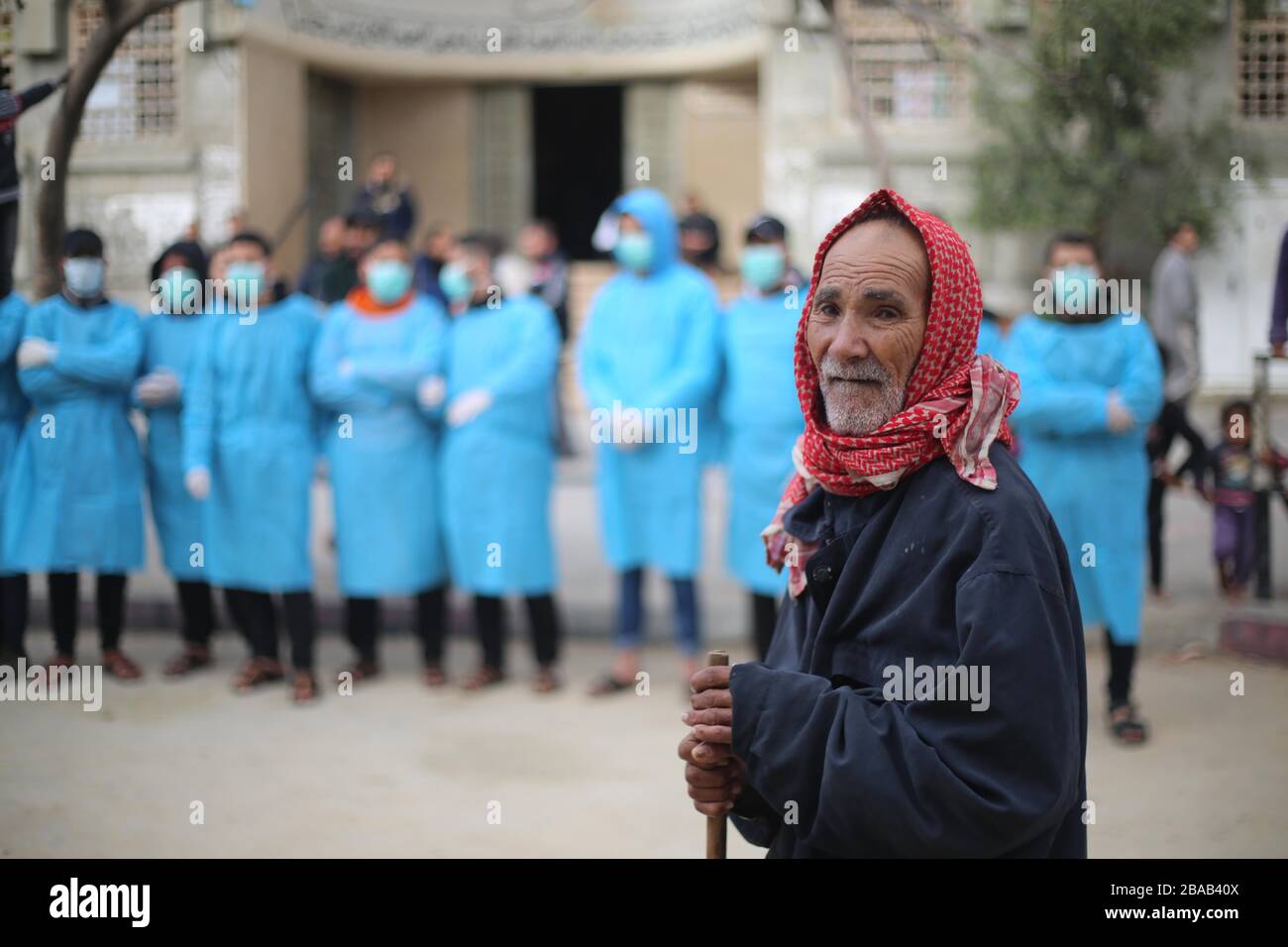Nuseirat Refugee Camp, The Gaza Strip, Palestine. 24th Mar, 2020 ...