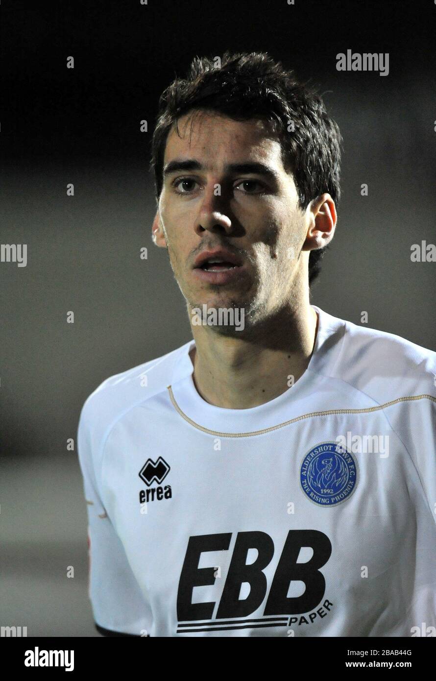 Aldershot Town's Peter Vincenti Stock Photo - Alamy