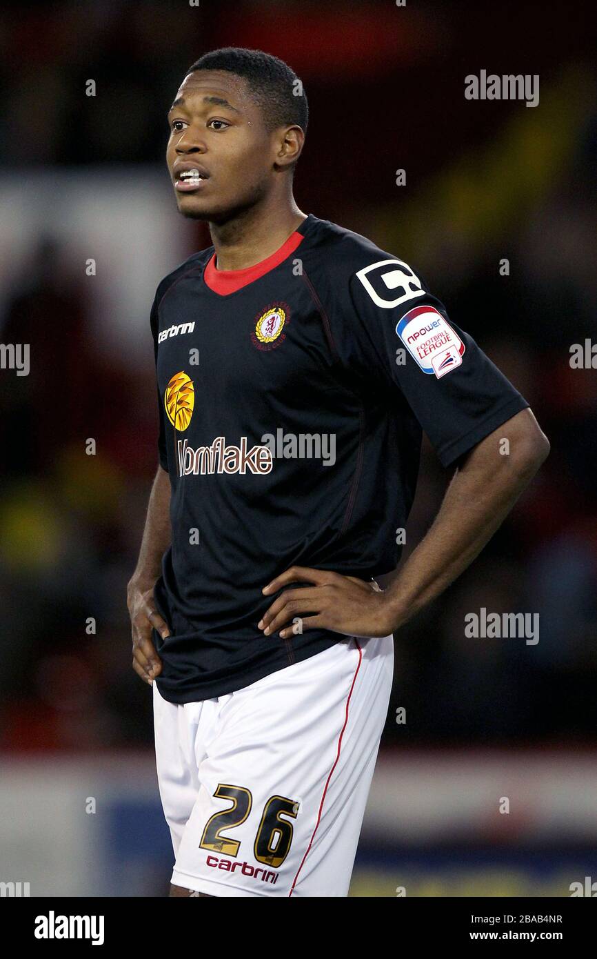 Chuks Aneke, Crewe Alexandra Stock Photo - Alamy