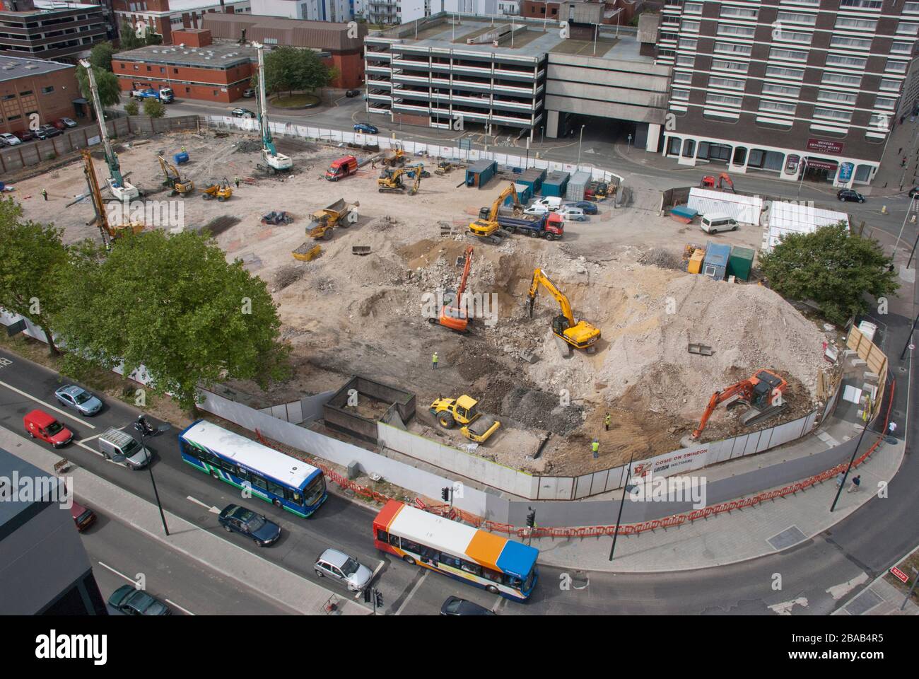 Groundworks for the first phase of the Kimmerfields redevelopment in ...