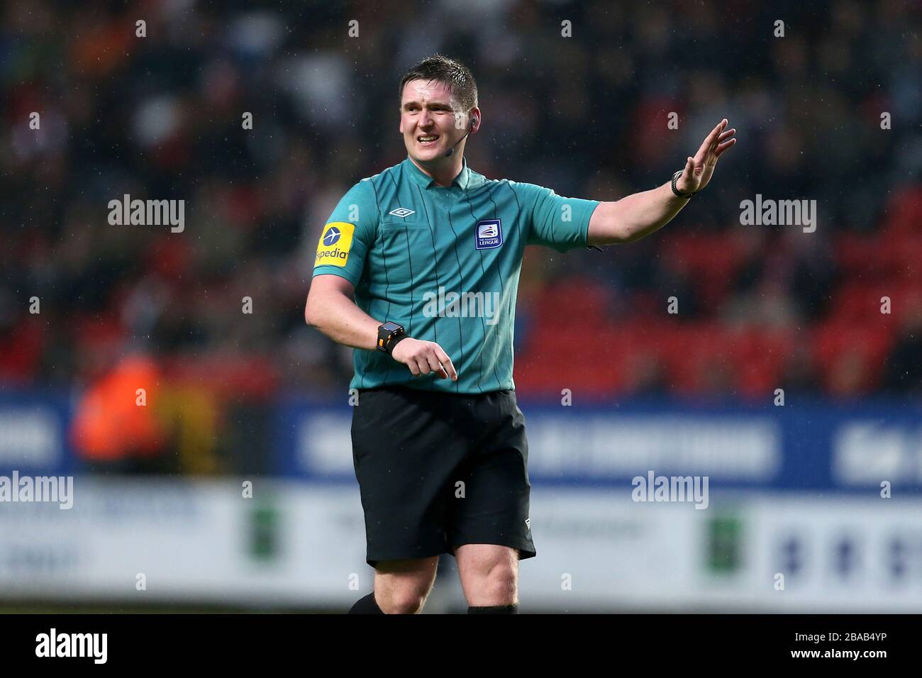 Referee Lee Collins Stock Photo - Alamy