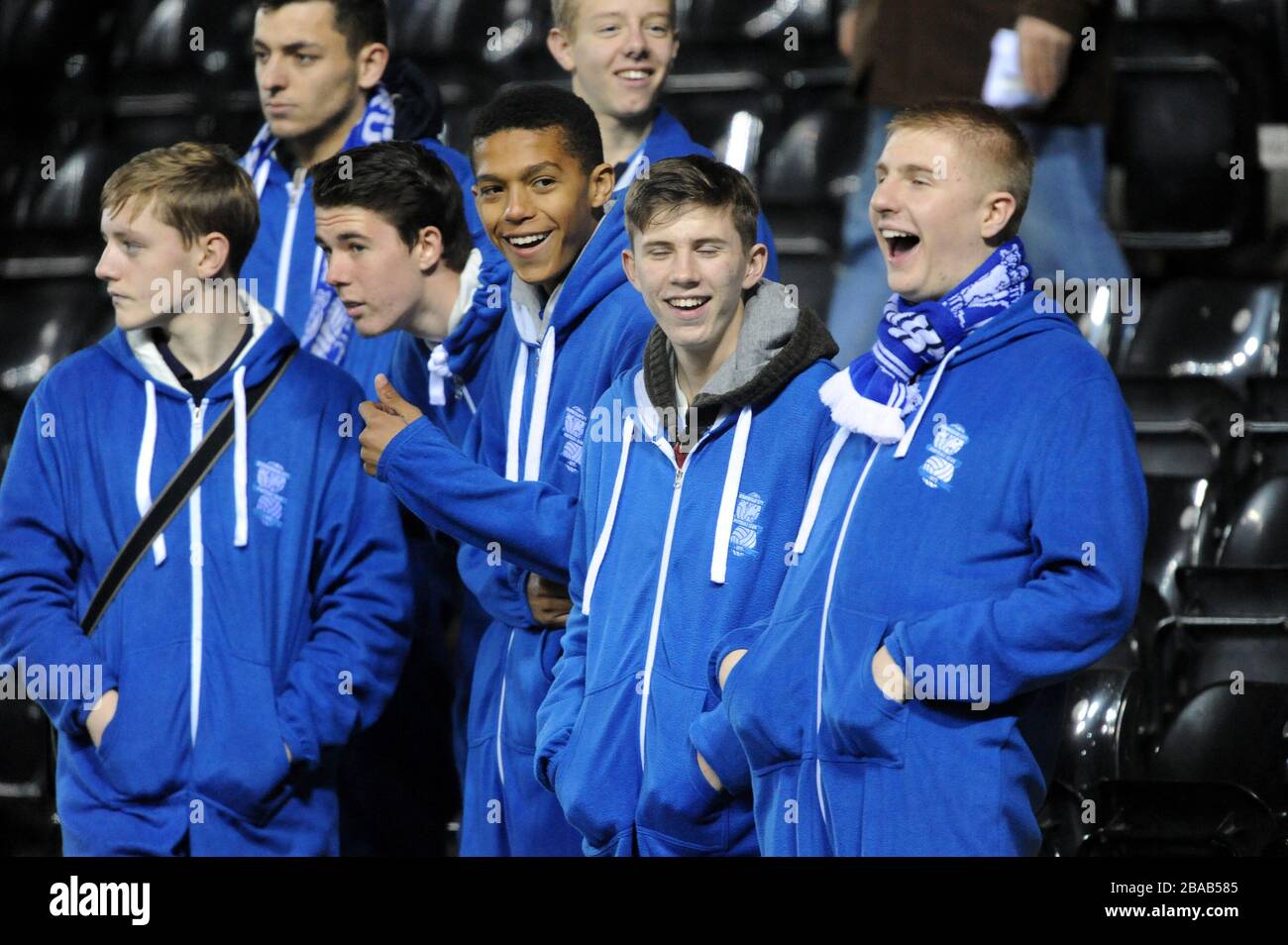 Birmingham City fans show their support in the stands Stock Photo - Alamy Birmingham City fans show their support in the stands Stock Photo - Alamy