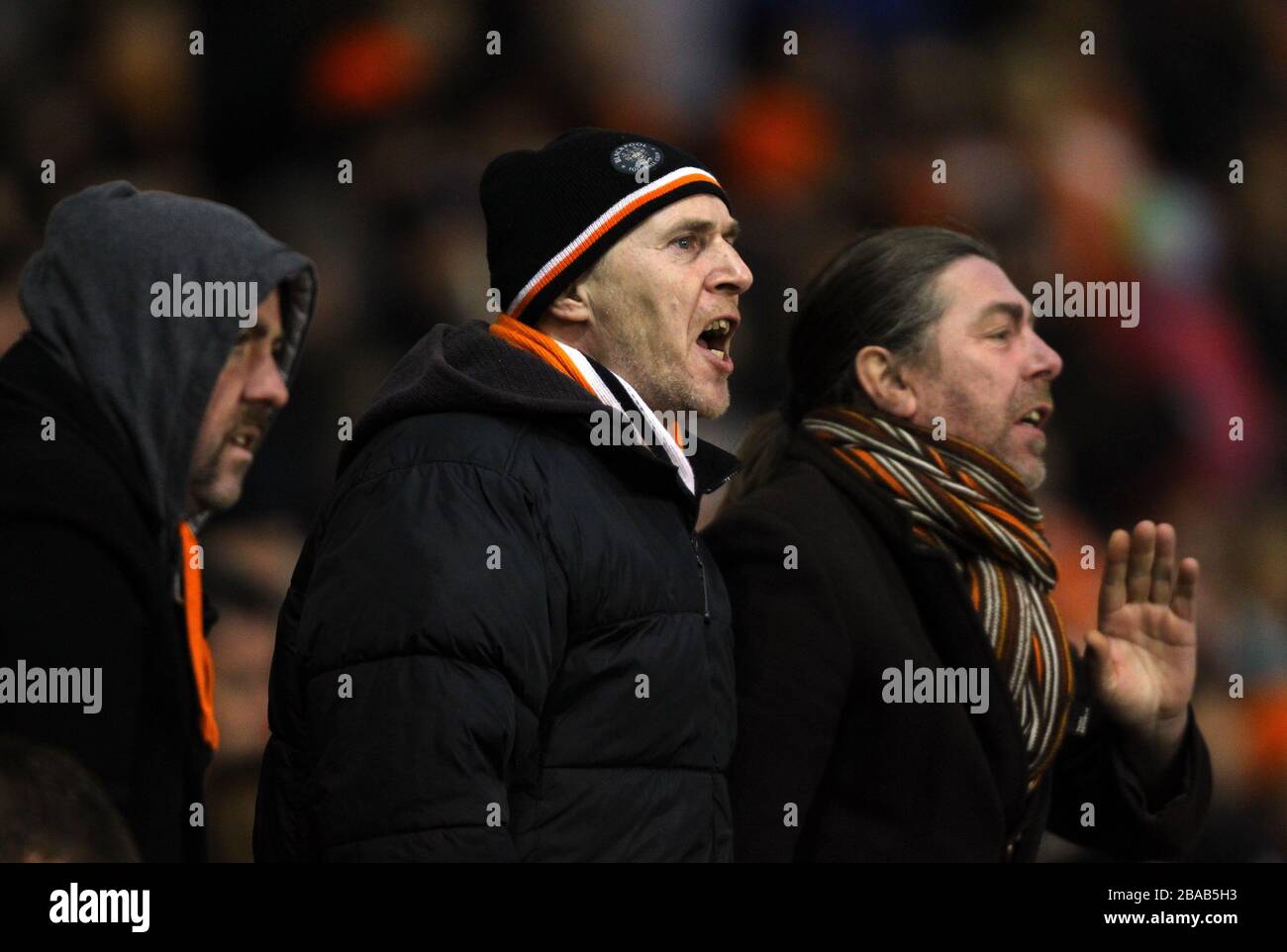 Blackpool fans hi-res stock photography and images - Alamy