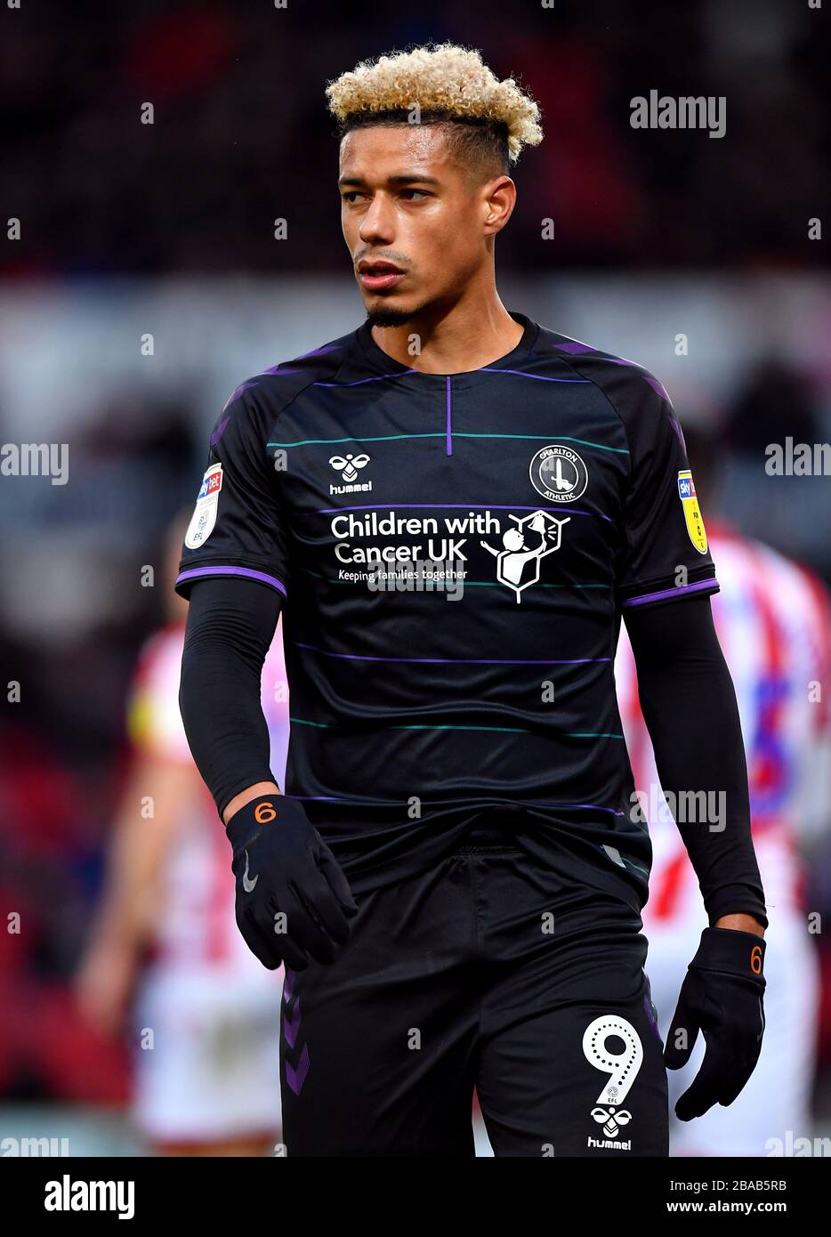 Charlton Athletic's Lyle Taylor Stock Photo - Alamy