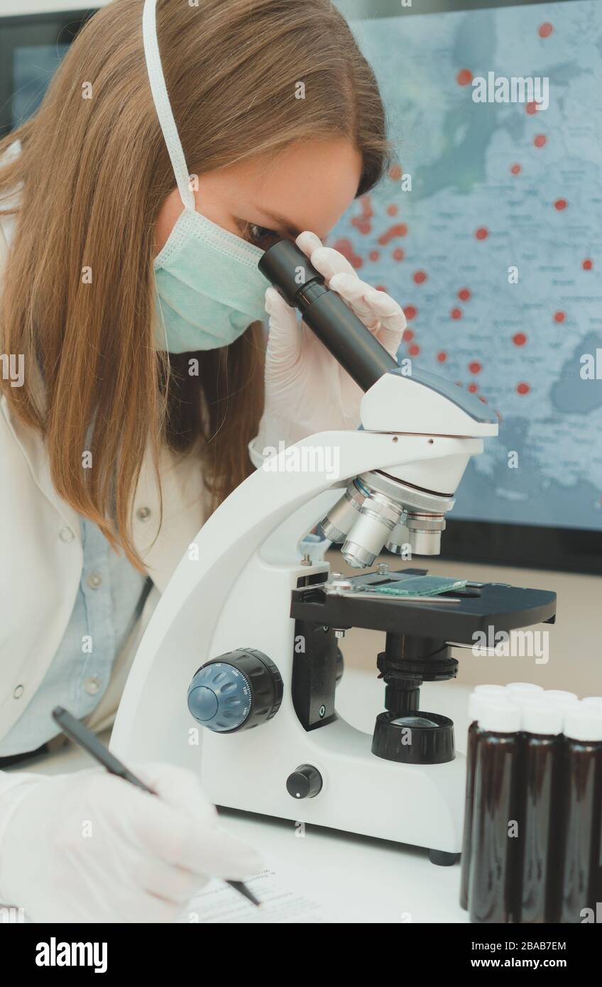 Map of infections hi-res stock photography and images - Alamy