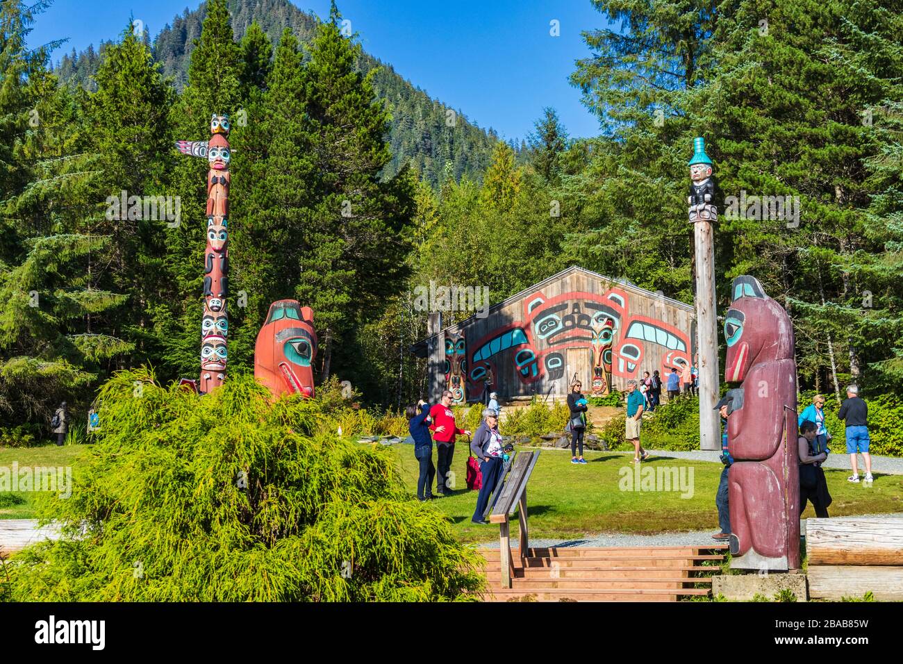 Saxman native village tlingit hi-res stock photography and images - Alamy