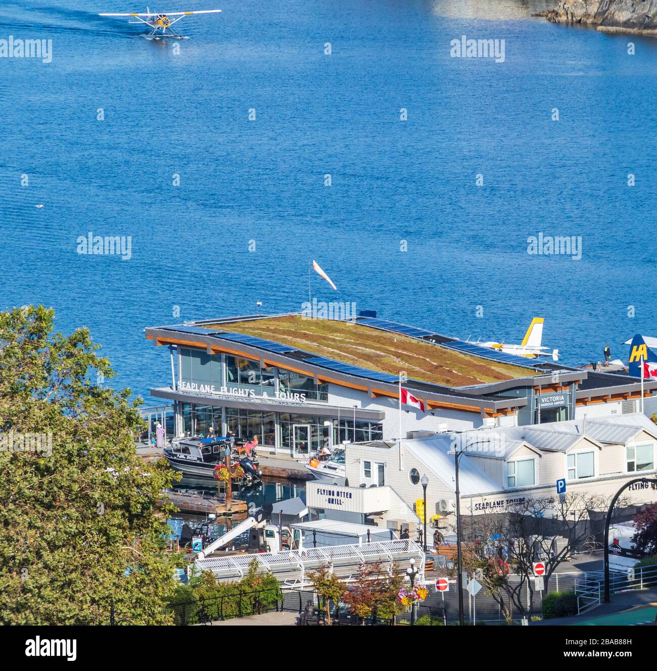 Seaplane Tours at Victoria Harbor, British Columbia, Canada Stock Photo ...
