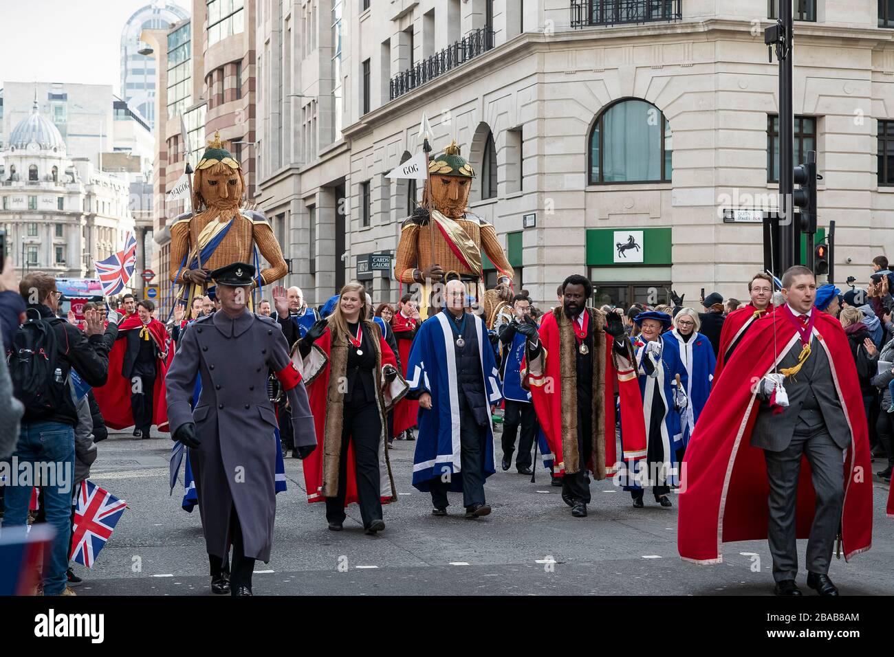 Basket weavers float at the Lord Mayor of London procession Stock Photo ...