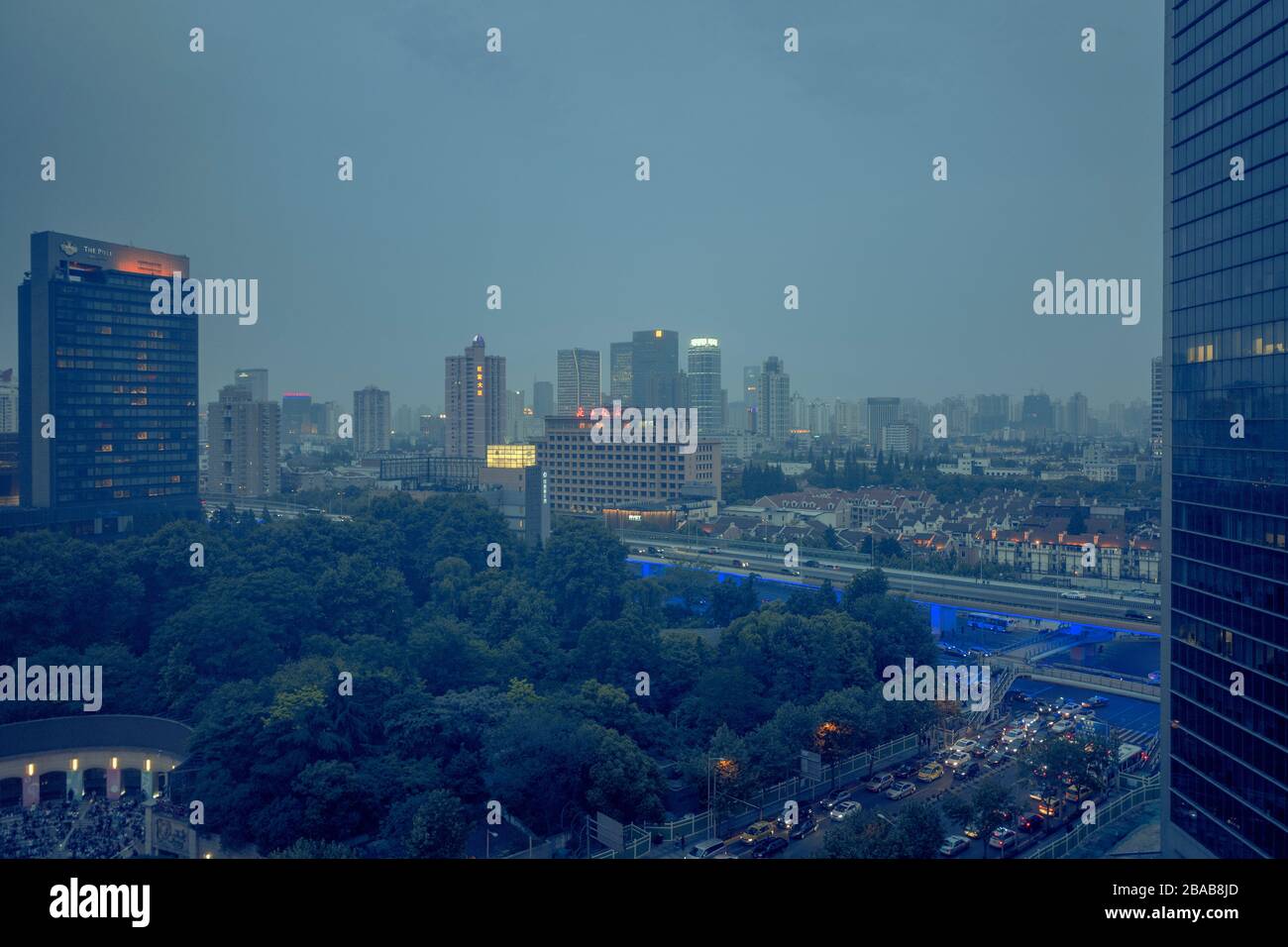 Shanghai aerial hi-res stock photography and images - Alamy