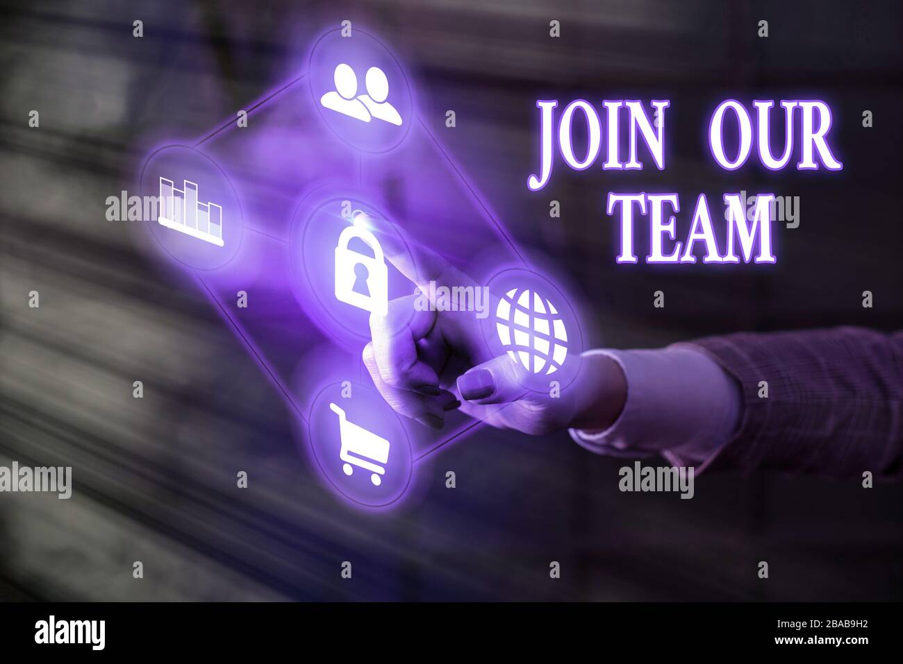 Conceptual hand writing showing Join Our Team. Concept meaning inviting ...