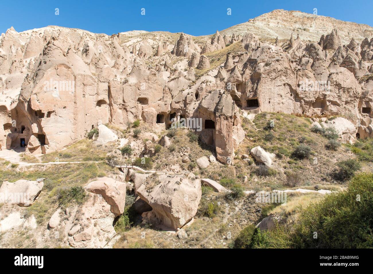 Zelve open air museum, Cappadocia, Turkey Stock Photo - Alamy