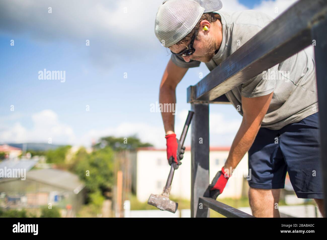 Steel railing hi-res stock photography and images - Alamy