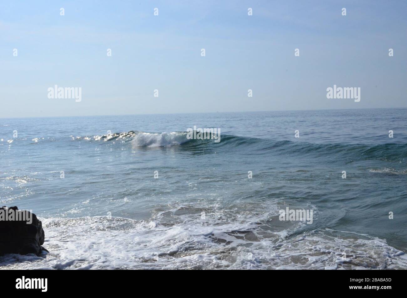 Laguna Nigel Pearl Beach Waves Ocean Beaches Surfside Stock Photo - Alamy