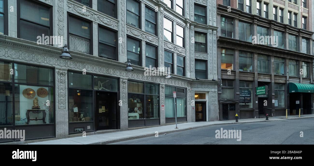 View of street in city of Boston, Massachusetts, USA Stock Photo - Alamy