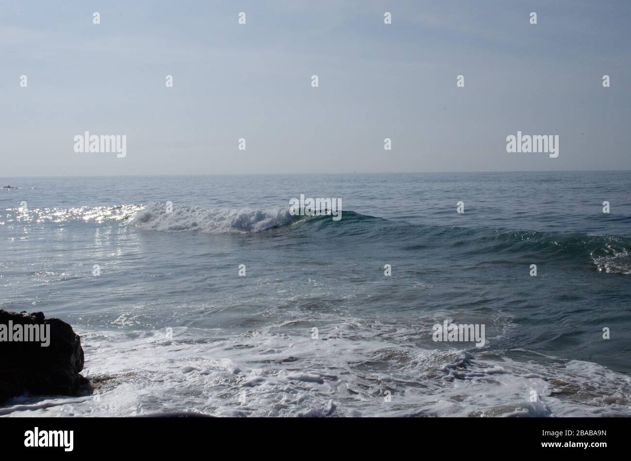 Laguna Nigel Pearl Beach Waves Ocean Beaches Surfside Stock Photo - Alamy