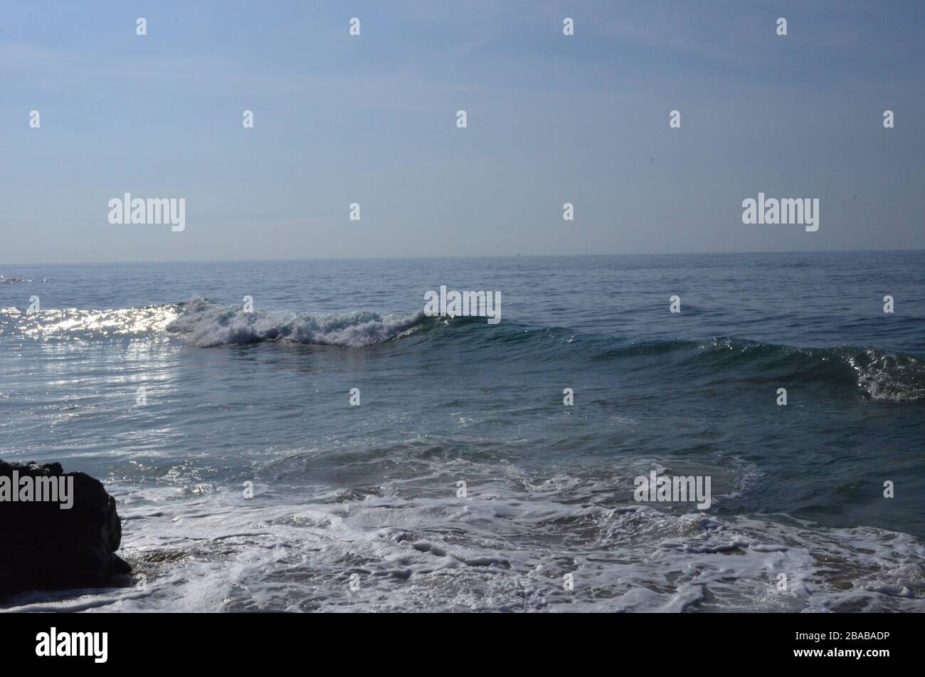 Laguna Nigel Pearl Beach Waves Ocean Beaches Surfside Stock Photo - Alamy