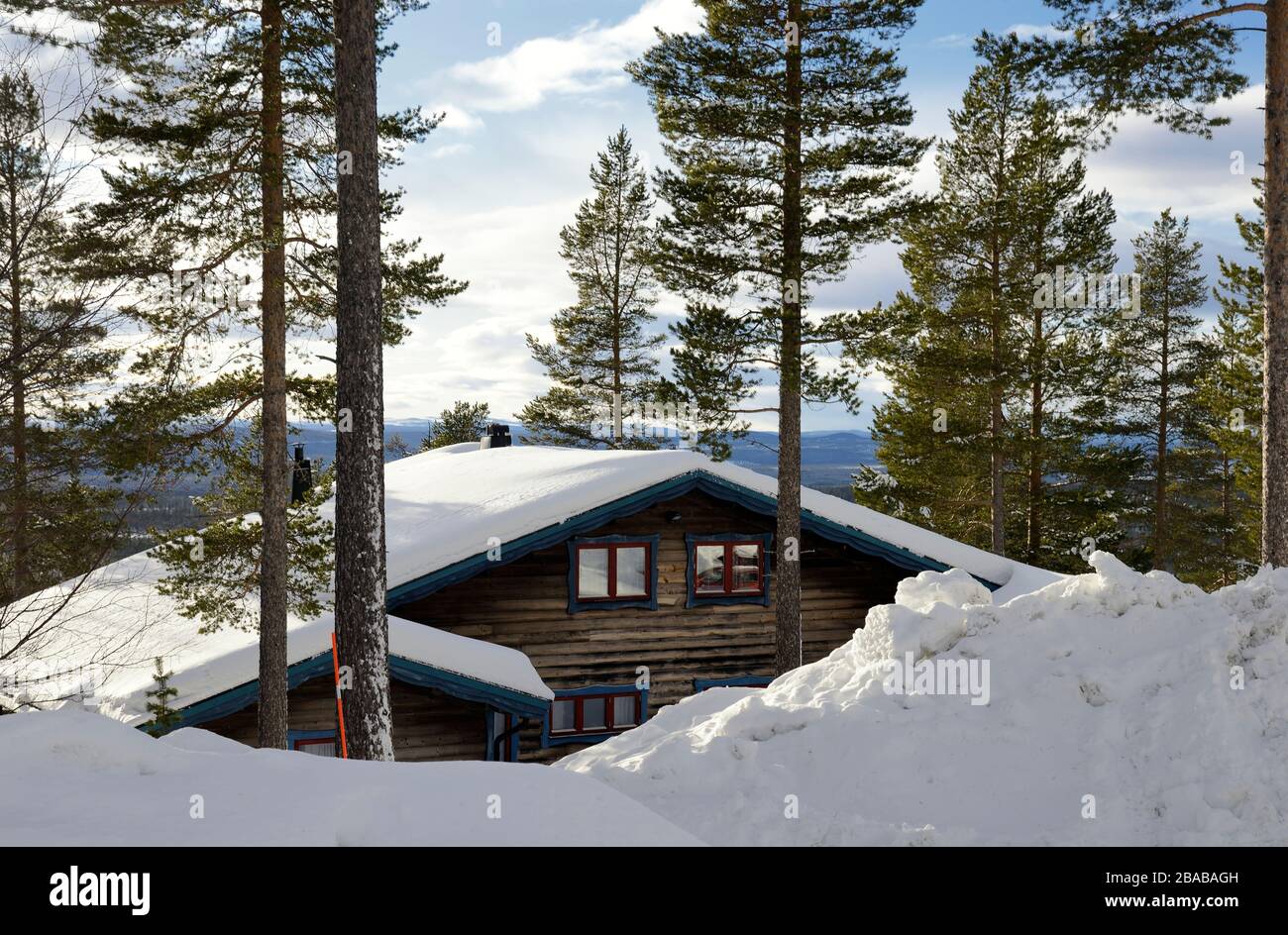 Typical Swedish Wooden Hut High Resolution Stock Photography and Images ...